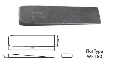 FLAT TYPE STEEL WEDGE